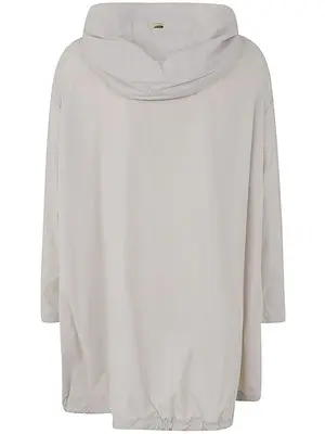 Herno Zip-up Drawstring Coat - Gray