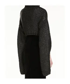 Sportmax High Neck Cut-out Detailed Jumper
