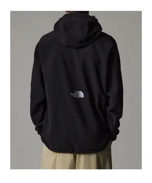 The North Face Fleece Hooded Jacket With Zipper Pockets