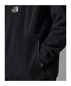 The North Face Fleece Hooded Jacket With Zipper Pockets