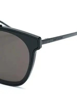 Saint Laurent Double Bridge Square Frame Sunglasses