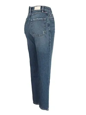 ICON DENIM LOS ANGELES Rory High-waisted Straight-leg Jeans