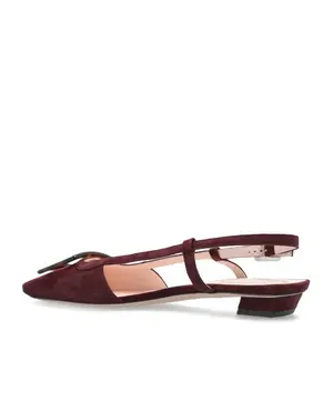 ROGER VIVIER Belle Vivier Buckled Slingback Ballerinas