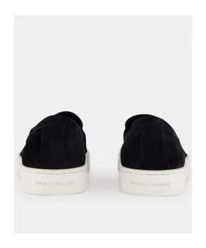 Manolo Blahnik Round Toe Loafers