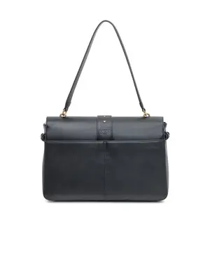 Pinko Love Birds Buckle Top Handle Bag - Black