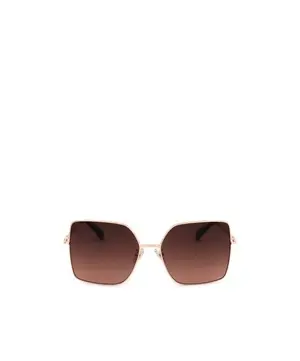 Max Mara Full Frame Sunglasses - Red
