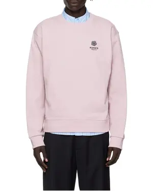 Kenzo Boke Flower' Embroidered Sweatshirt In Cotton