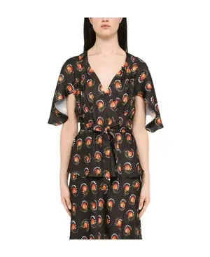 Paco Rabanne V Neck Day Dresses