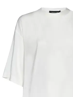 Fabiana Filippi Chiffon-crepe T-shirt