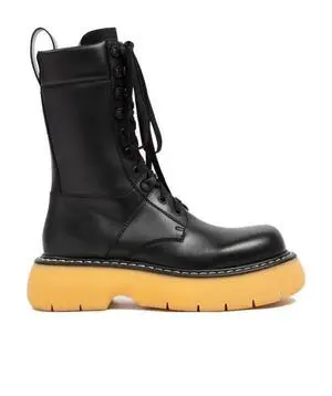 Bottega Veneta Leather Lace-up Ankle Boots