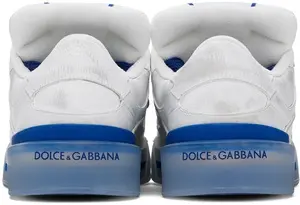 Dolce & Gabbana Roma Lace-up Sneakers With Abstract Print