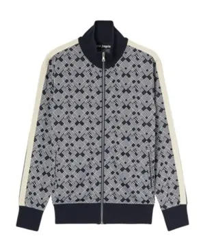 Palm Angels Monogram High Neck Track Jacket