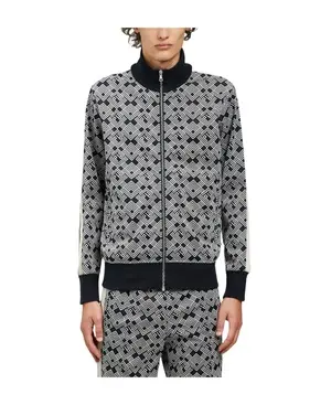 Palm Angels Monogram High Neck Track Jacket