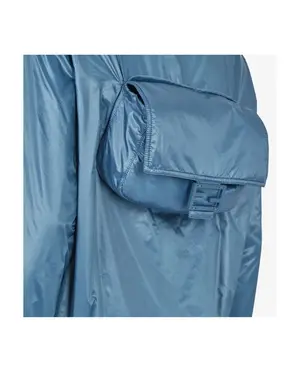 Fendi High-necked Hooded Zip-up Jacket With Baguette Bag Detail