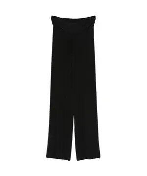 AYA MUSE Ribbed Ruched Trousers