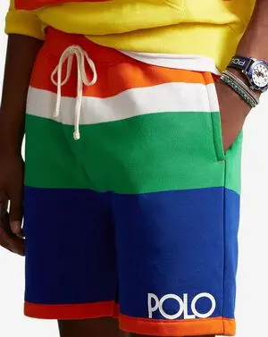 Polo Ralph Lauren Striped Logo Drawstring Shorts