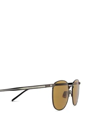 Saint Laurent Round Frame Sunglasses - Green