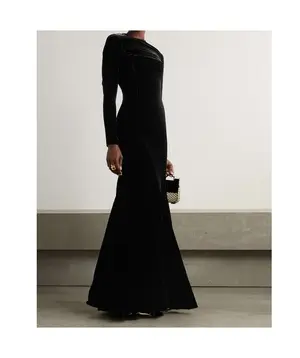 Dolce & Gabbana Velvet Maxi Dress
