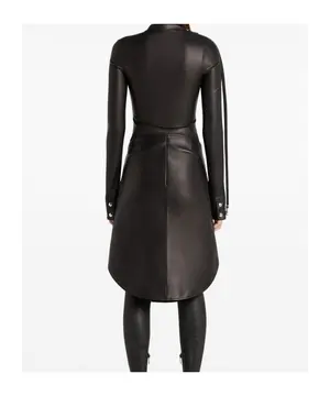 COURREGES Zipped Biker Top - Black