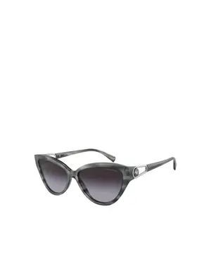 Emporio Armani Cat Eye Frame Sunglasses - Gray