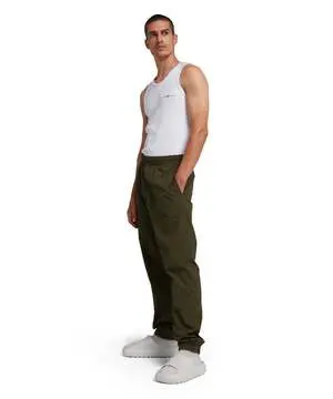 MSGM Logo-embroidered Tapered Trousers