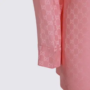 Gucci Monogrammed Long-sleeve Shirt