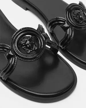 Versace Medusa '95 Slip-on Sandals - Black