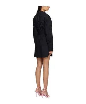 Alexander Wang Gathered Long-sleeved Shirt Dress