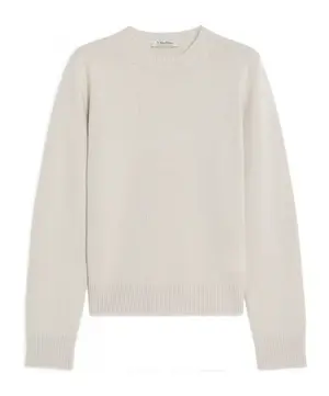 MAX MARA Max Mara Crewneck Jumper With Ribbed Details