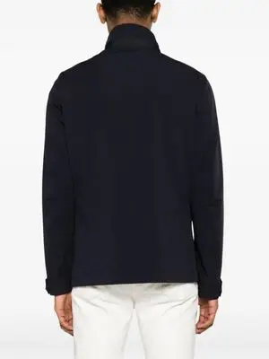 FAY High Neck Shirt Jacket With Iconic Closures