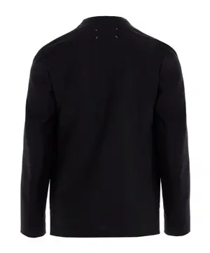 MAISON MARGIELA Single-breasted V-neck Blazer