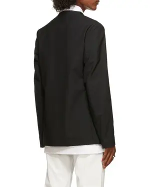 MAISON MARGIELA Single-breasted V-neck Blazer