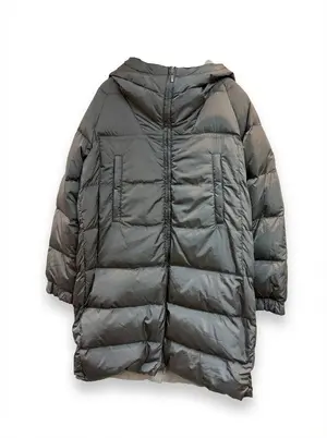 Max Mara Long-sleeved Hooded Cotton Jacket