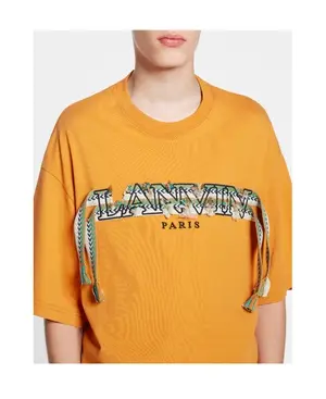 LANVIN Logo Round-necked T-shirt