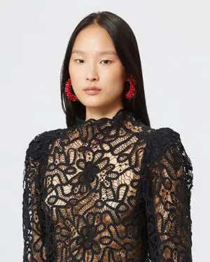 Isabel Marant Étoile Neline Lace Detailed Top