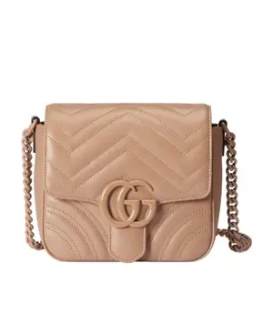 Gucci Gucci GG Marmont Mini Shoulder Bag Pink