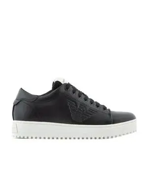 Emporio Armani Logo Detail Lace-up Sneakers