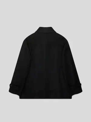 Dries Van Noten Long Sleeve Coat - Black