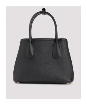 Prada Logo Plaque Top Handle Bag