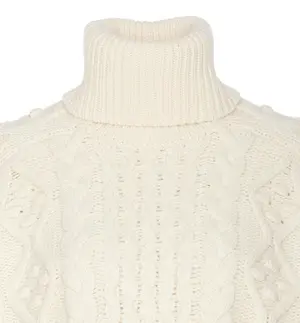 LOULOU STUDIO Cable Knit Turtleneck Sweater