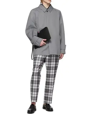 Thom Browne Rwb Striped Medium Clutch Bag