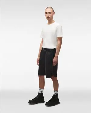 Moose Knuckles Quilted Logo Shorts