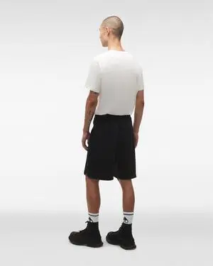 Moose Knuckles Quilted Logo Shorts