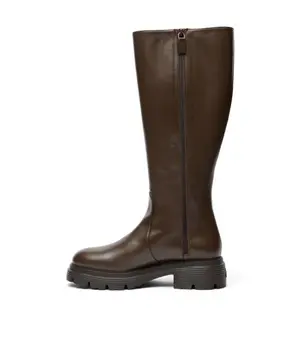 STUART WEITZMAN Hudson Lite Zip Boot - Walnut