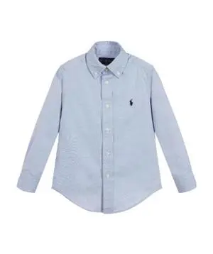 Polo Ralph Lauren Embroidered Logo Button-down Shirt - Blue