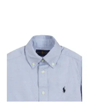 Polo Ralph Lauren Embroidered Logo Button-down Shirt - Blue