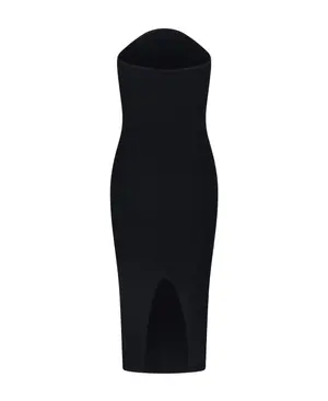 Khaite Ribbed Midi Dress
