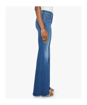 MOTHER Frayed Bell-bottom Jeans