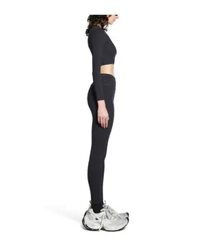 Balenciaga Activewear Logo Printed Leggings