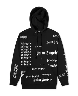 Palm Angels Logo-print Hoodie